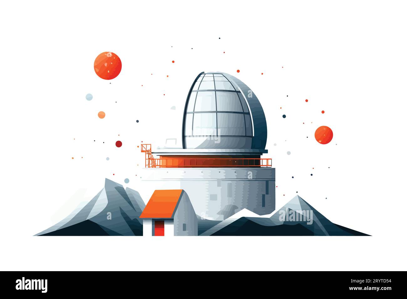 Observatory vector vectors hi-res stock photography and images - Alamy