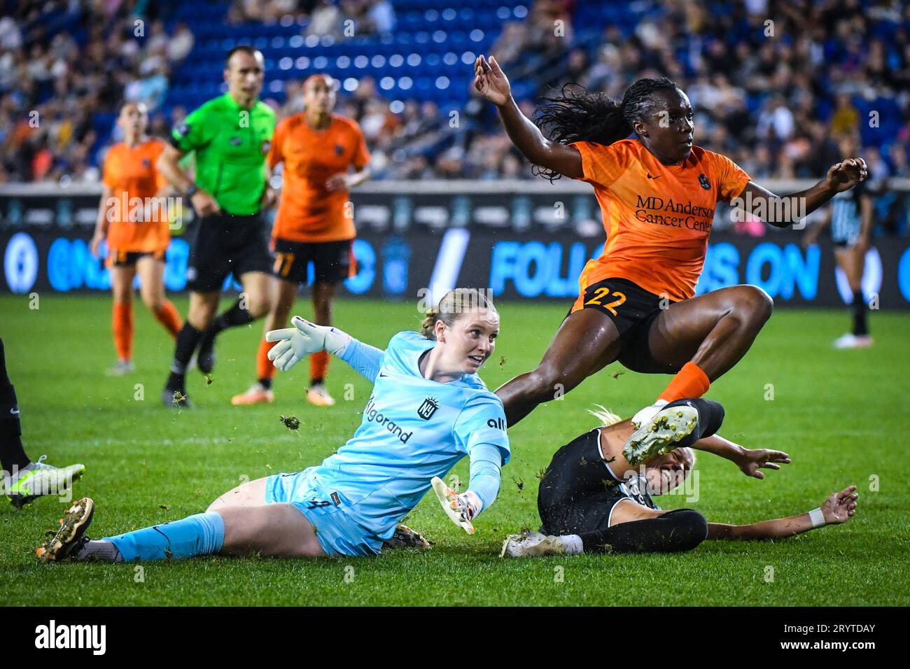 Harrison, United States, October 1st, 2023: Mandy Haught (24 Gotham FC ...