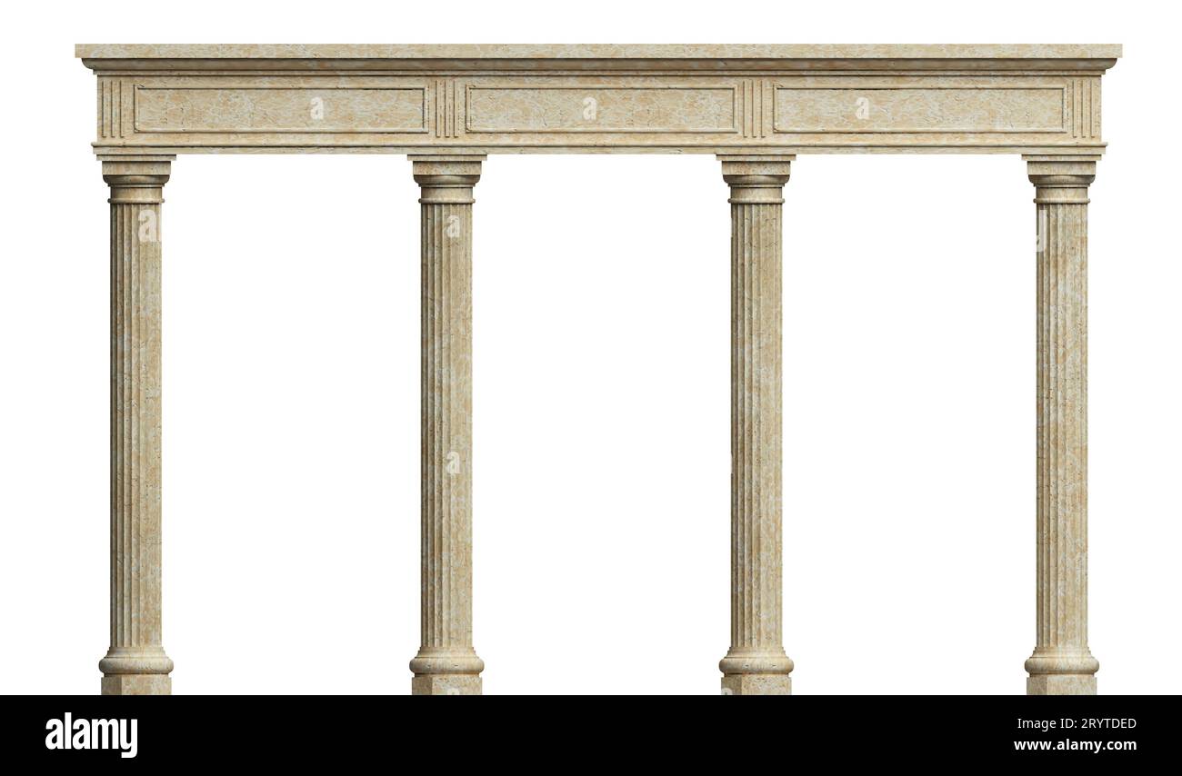 Roman wall entrance Cut Out Stock Images & Pictures - Alamy