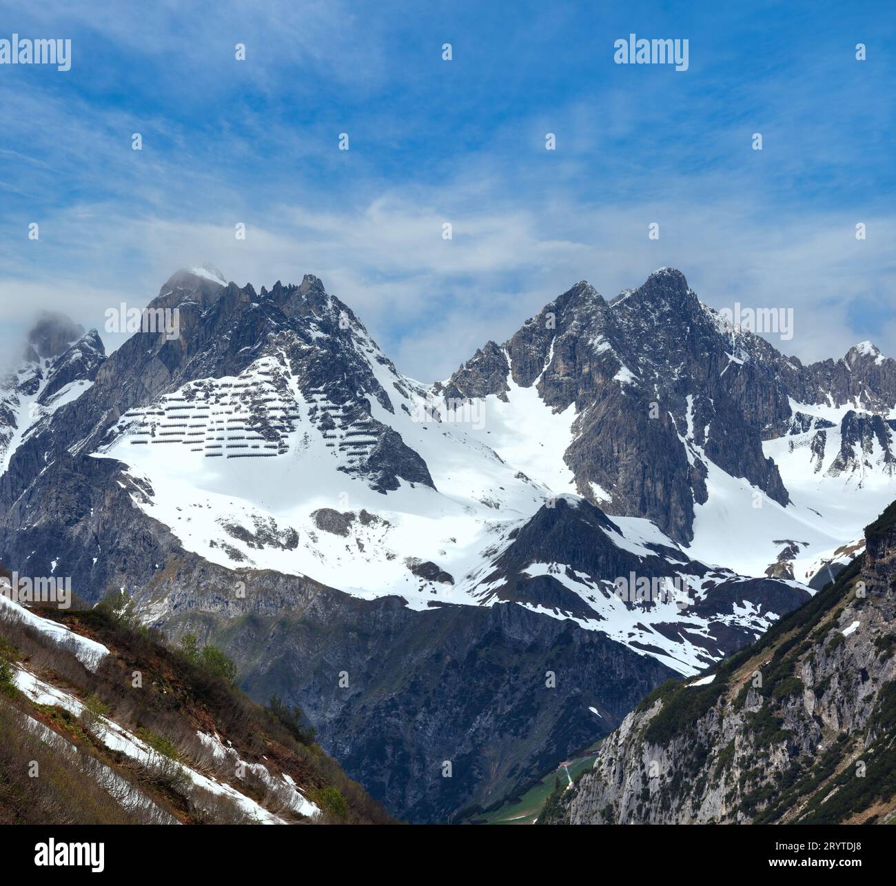 Alpine view (Vorarlberg,Austria Stock Photo - Alamy