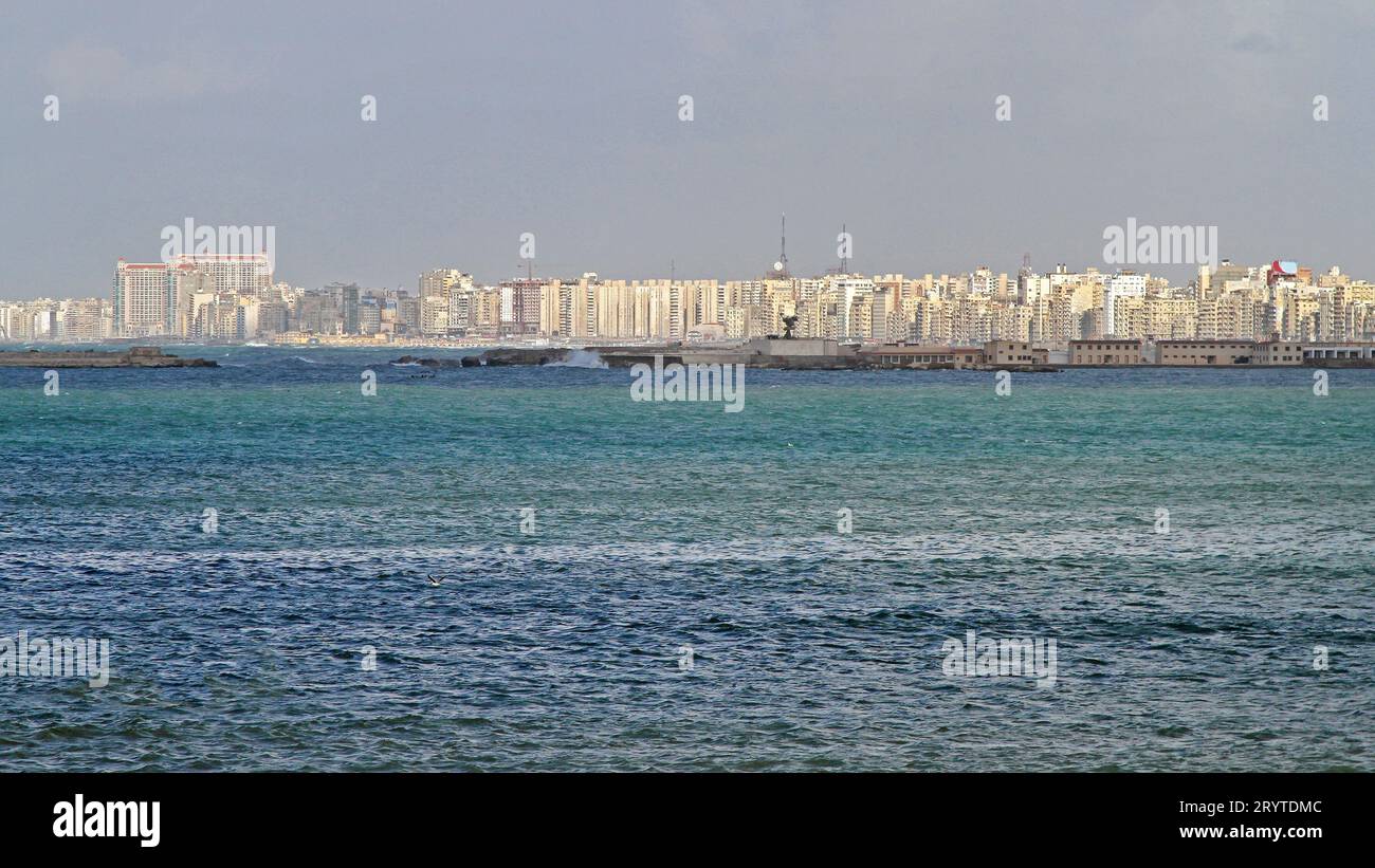 Alexandria egypt coast waterfront hi-res stock photography and images ...