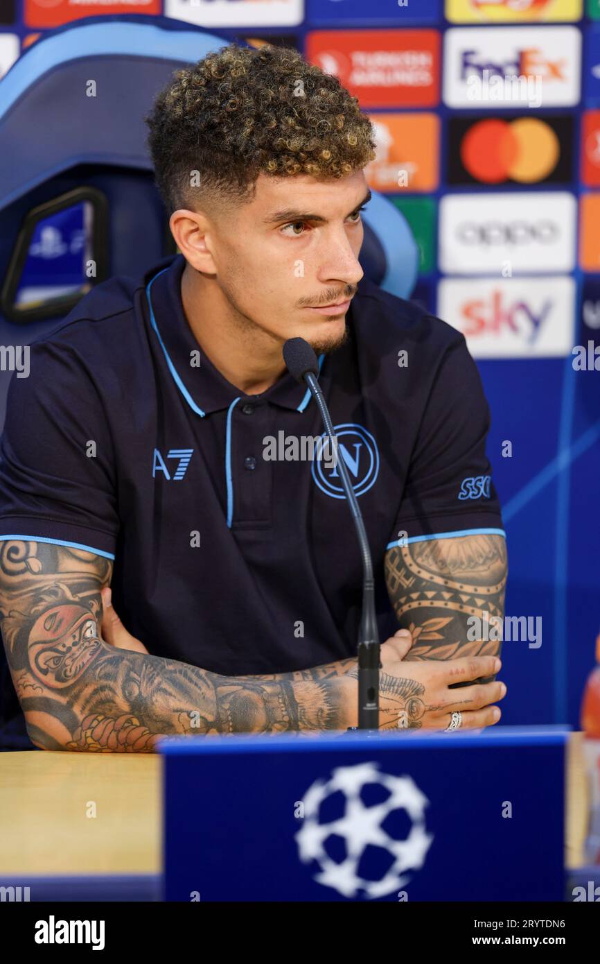 SSC Napoli's Italian defender Giovanni Di Lorenzo looks during the SSC ...