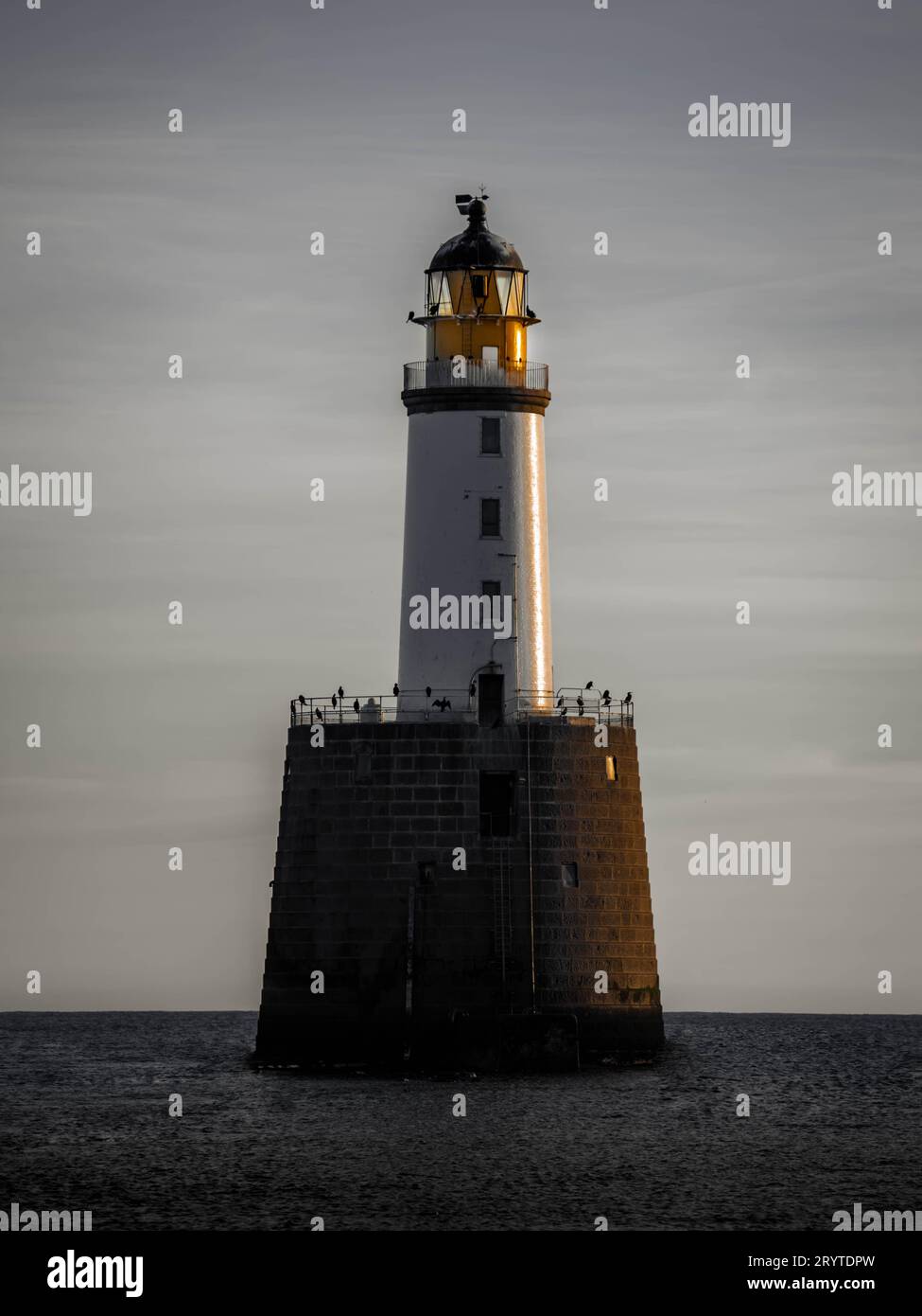 The majestic Rattray Head Lighthouse in the United KIngdom Stock Photo ...