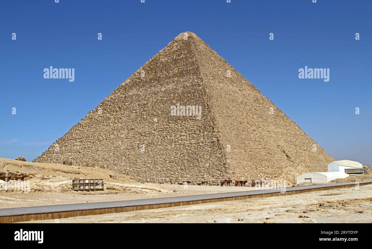 Great Egyptian Pyramid UNESCO World Heritage Site Landmark in Giza ...
