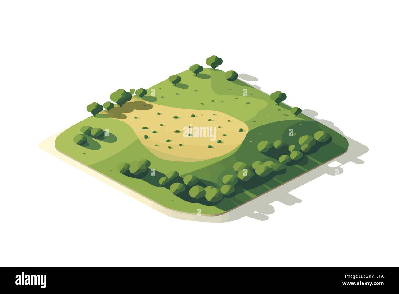Aerial view of farming Stock Vector Images - Alamy