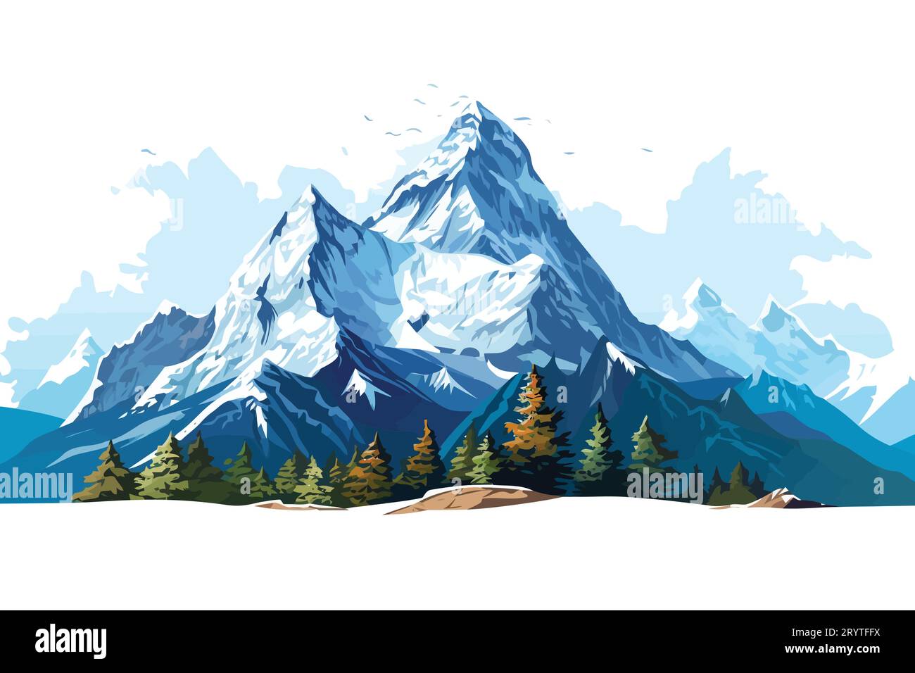 Himalaya wildlife Stock Vector Images - Alamy