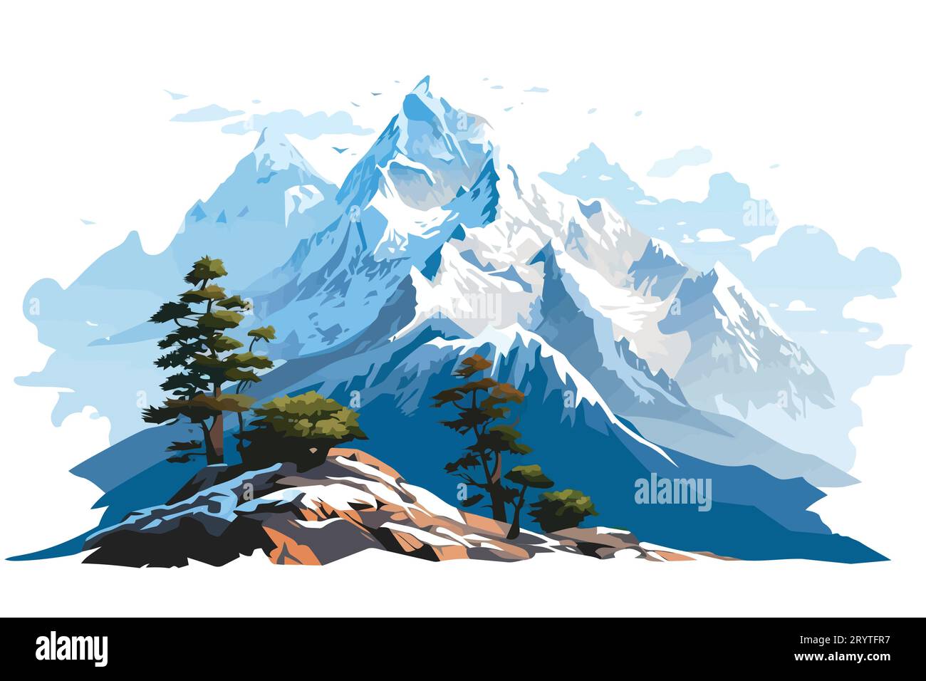 Himalaya wildlife Stock Vector Images - Alamy