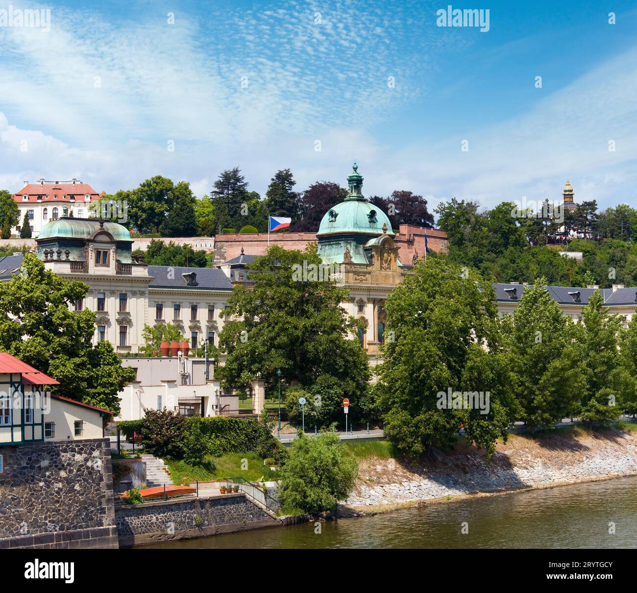 The Straka Academy in Prague (Czech Republic Stock Photo - Alamy