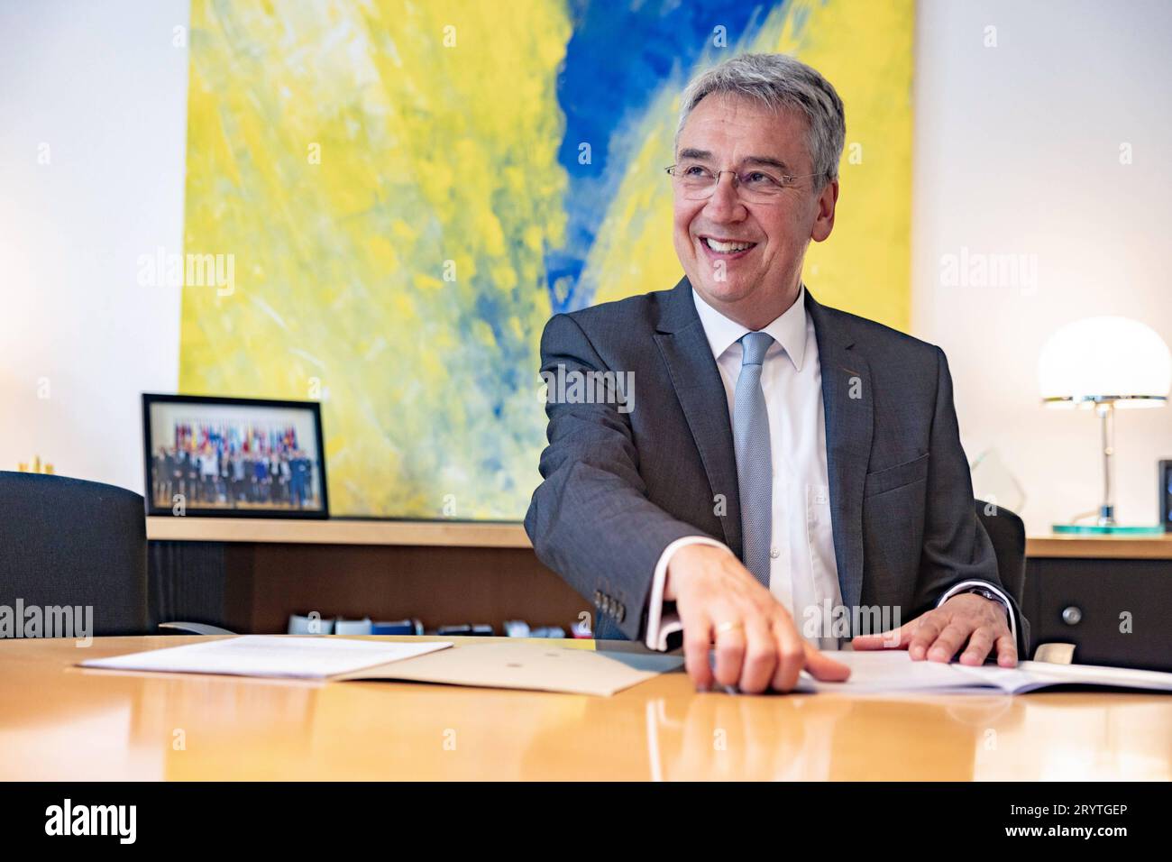 Praesident des Bundeskartellamtes, Andreas Mundt, in seinem Amtssitz in ...