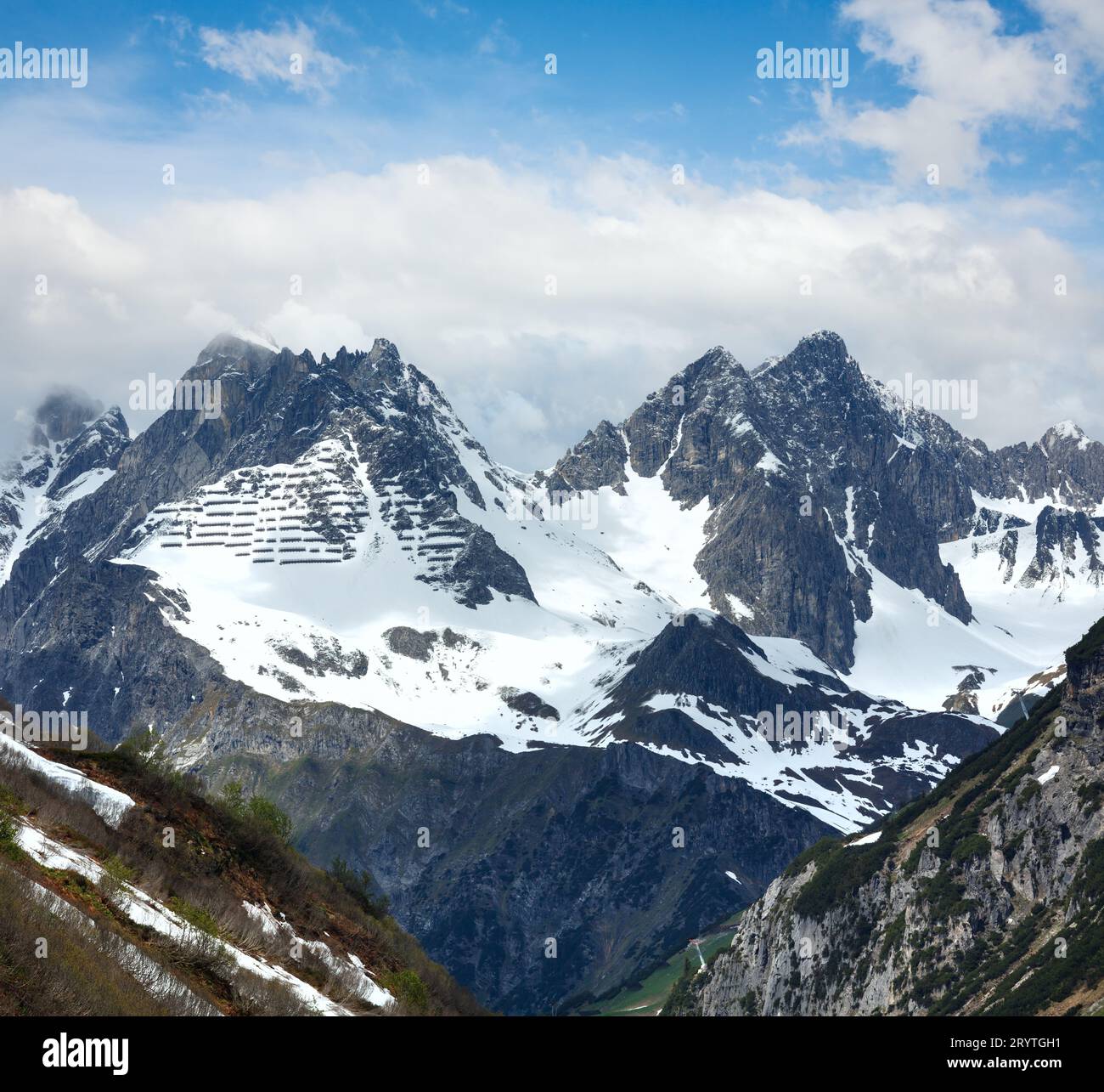Alpine view (Vorarlberg,Austria Stock Photo - Alamy