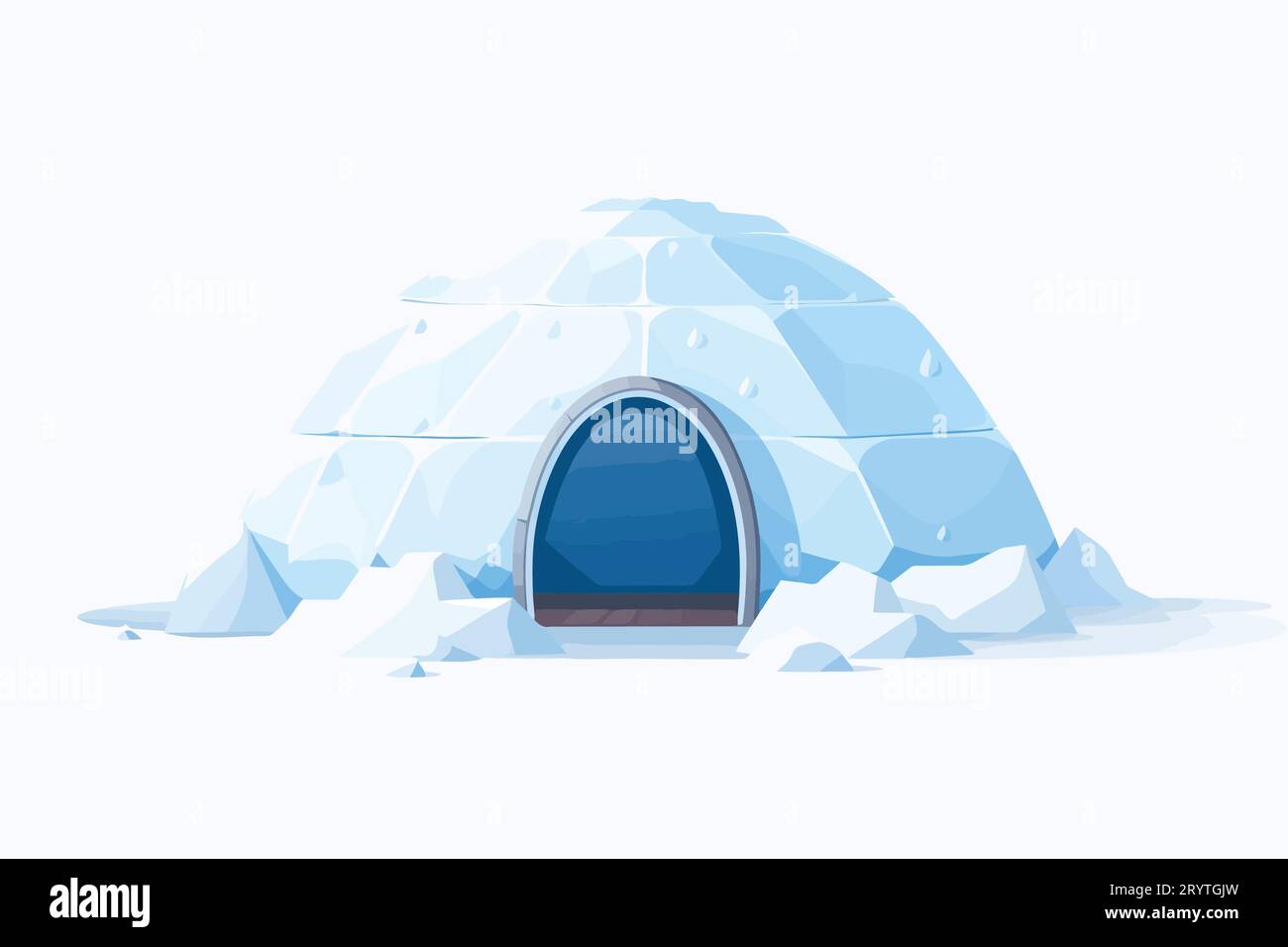 Igloo icon vector vectors hi-res stock photography and images - Alamy