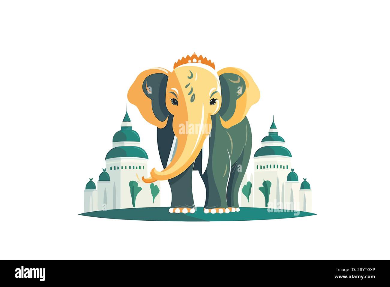 Temples vector vectors Cut Out Stock Images & Pictures - Alamy