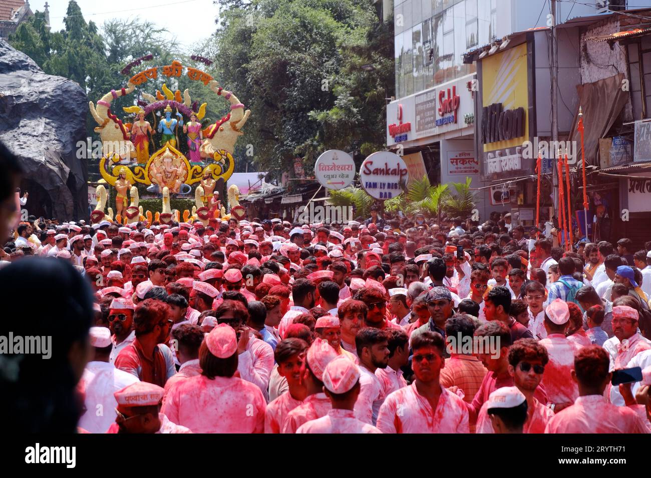 Pune, India - September 29, 2023, Guruji Talim Ganpati, Pune Ganpati ...