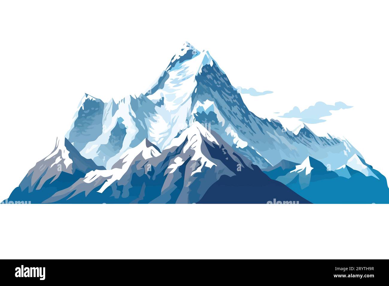 Himalayas vector vectors hi-res stock photography and images - Alamy