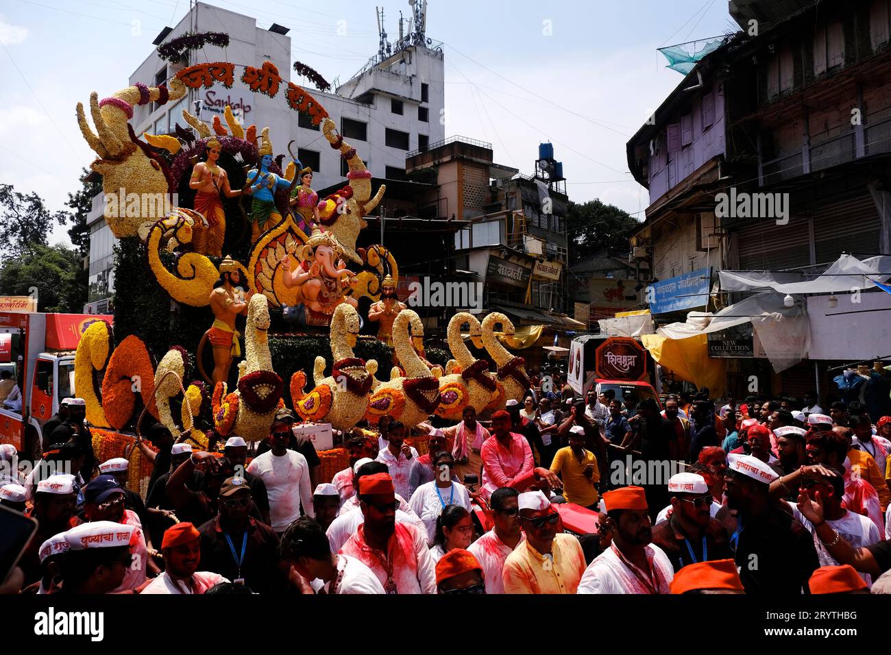 Pune, India - September 29, 2023, Guruji Talim Ganpati, Pune Ganpati ...
