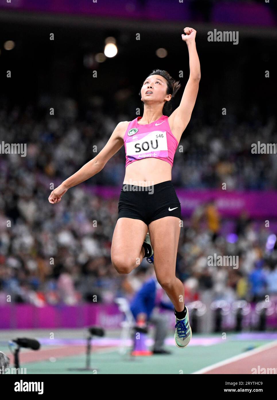 Hangzhou, China's Zhejiang Province. 2nd Oct, 2023. Sou I Man of China ...