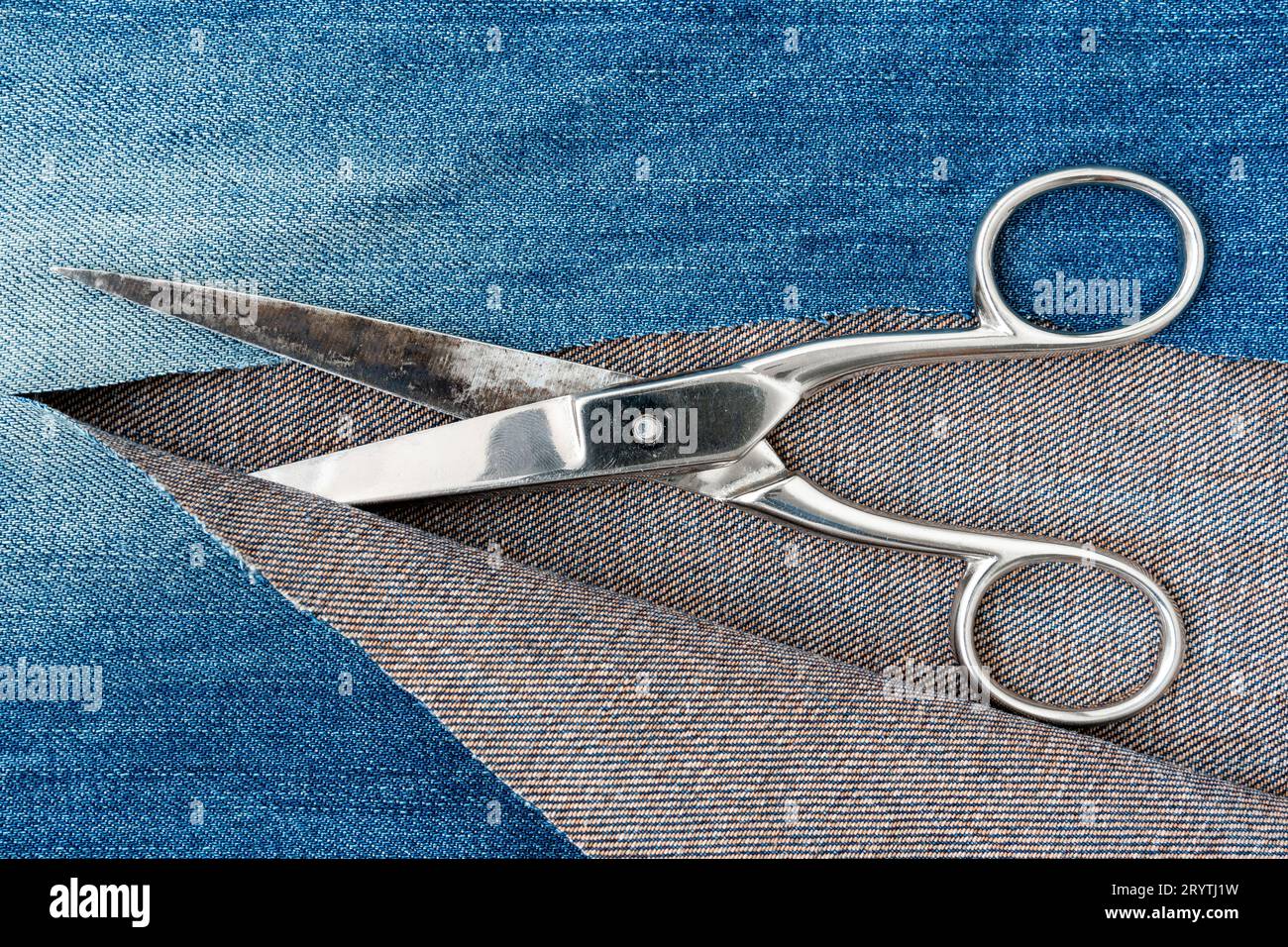 Denim scraps hi-res stock photography and images - Alamy