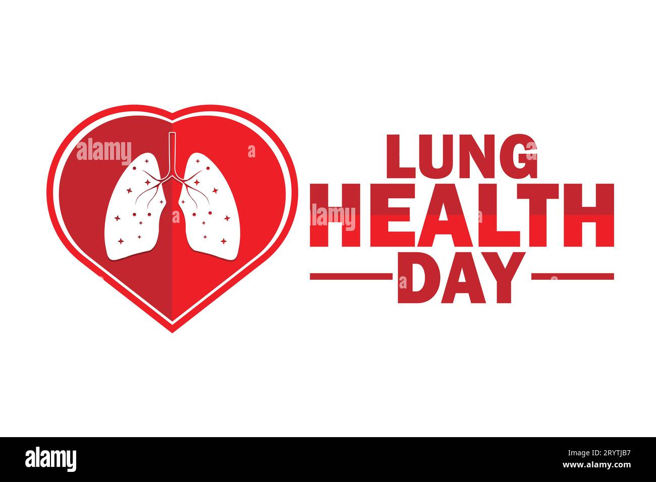 Lung Health Day Vector illustration. Health concept. Template for ...
