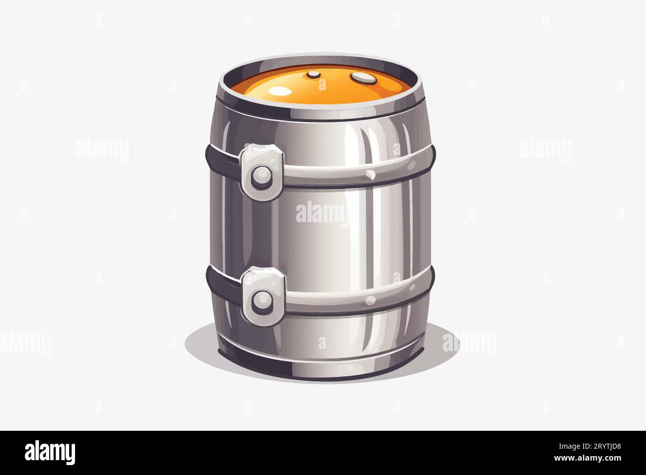 Vintage keg Stock Vector Images - Alamy