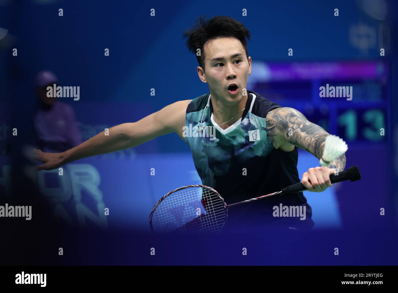 Hangzhou, China's Zhejiang Province. 2nd Oct, 2023. Yang Po-Han of ...