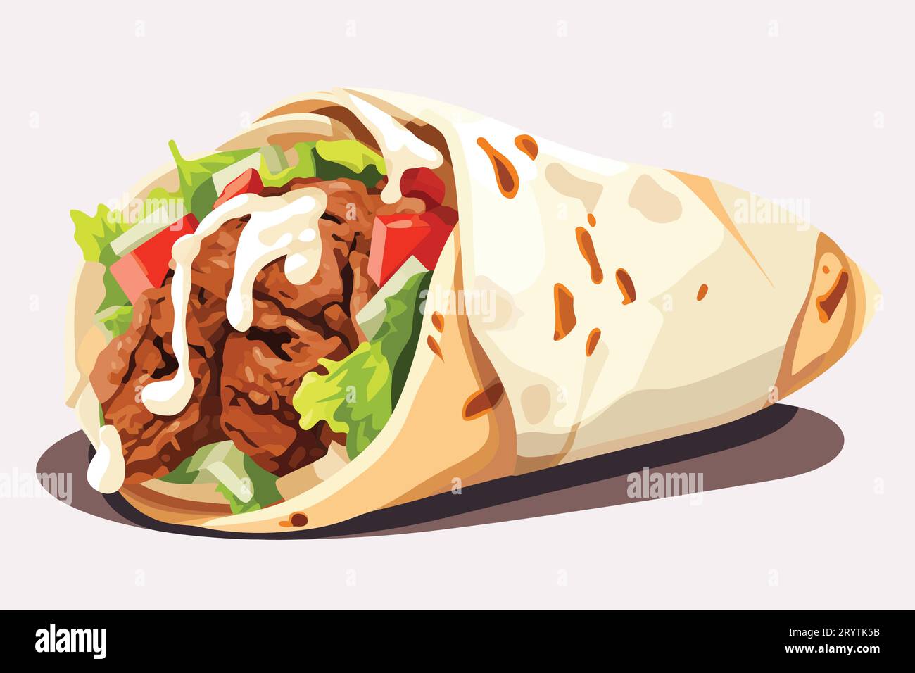 Shawarma turkish Stock Vector Images - Alamy