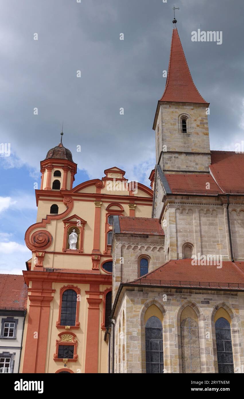 Basilica of St. Vitus in Ellwangen Stock Photo - Alamy