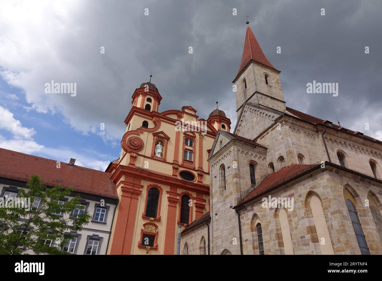 Basilica of St. Vitus in Ellwangen Stock Photo - Alamy