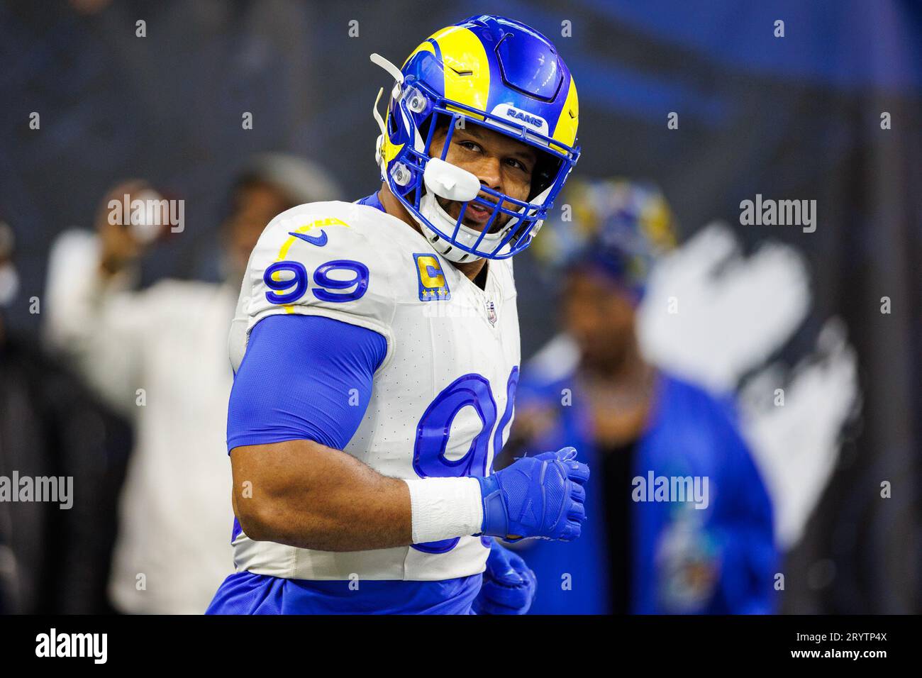 October 01, 2023: Los Angeles Rams defensive lineman Aaron Donald (99 ...