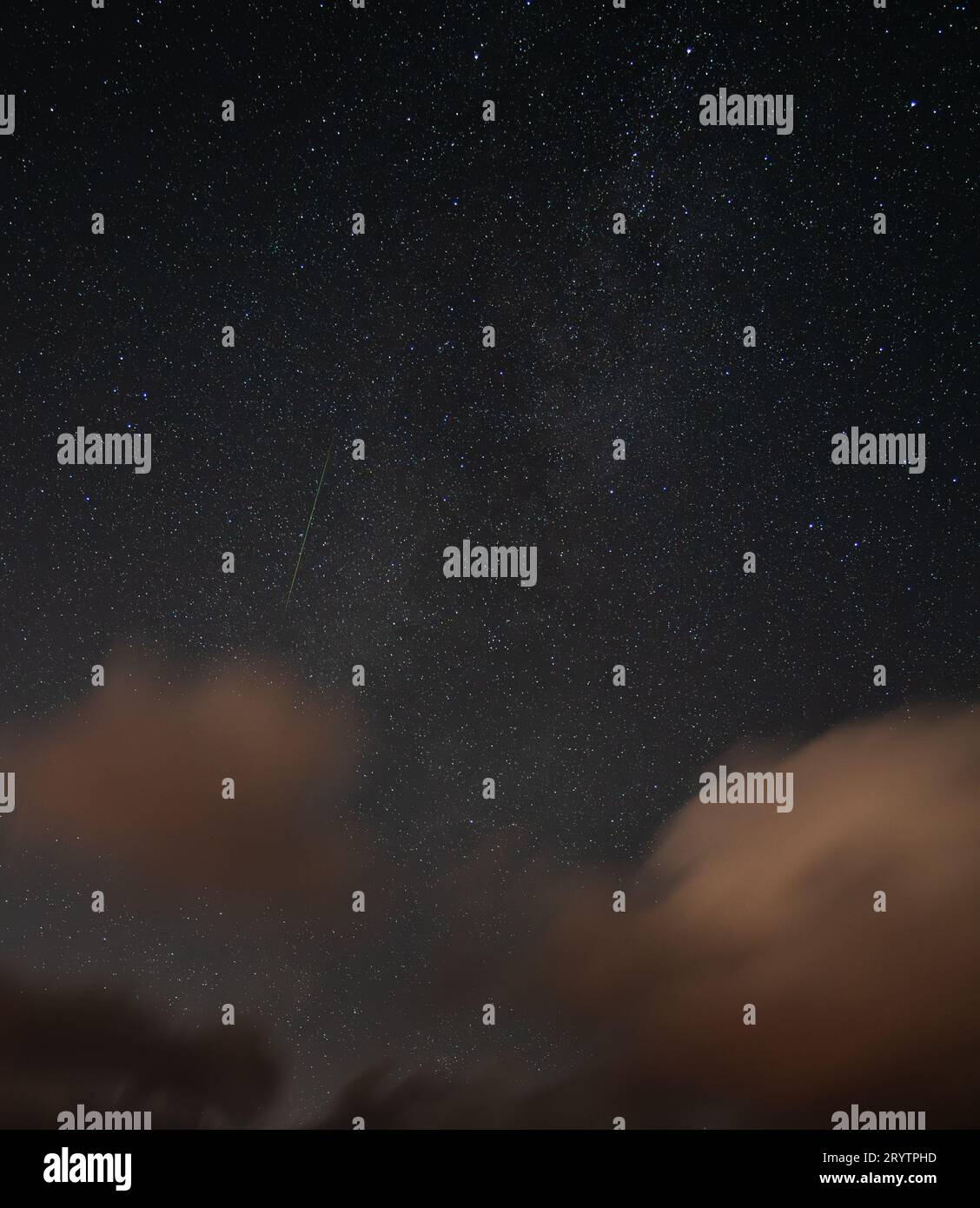 An awe-inspiring view of the Milky Way illuminated in the night sky ...