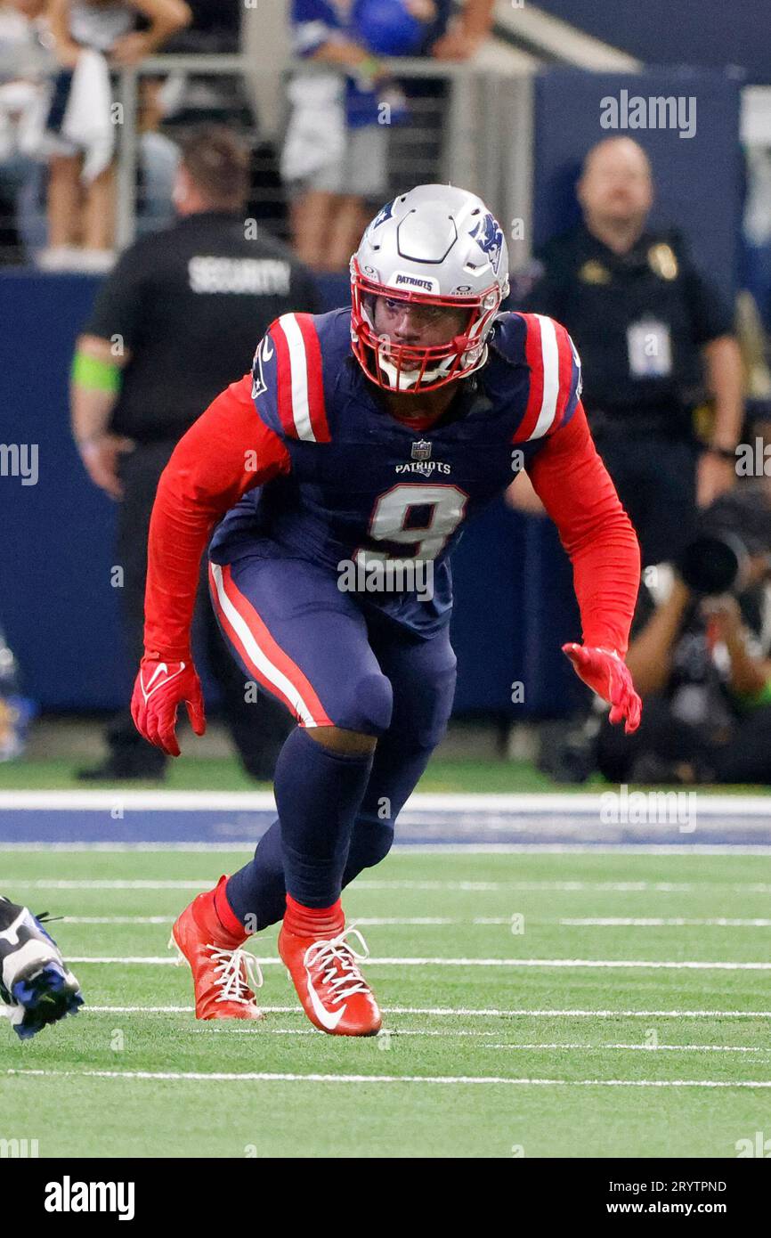 New England Patriots linebacker Matthew Judon (9) rushes the passer ...