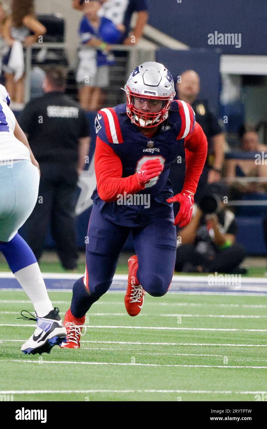 New England Patriots linebacker Matthew Judon (9) rushes the passer ...