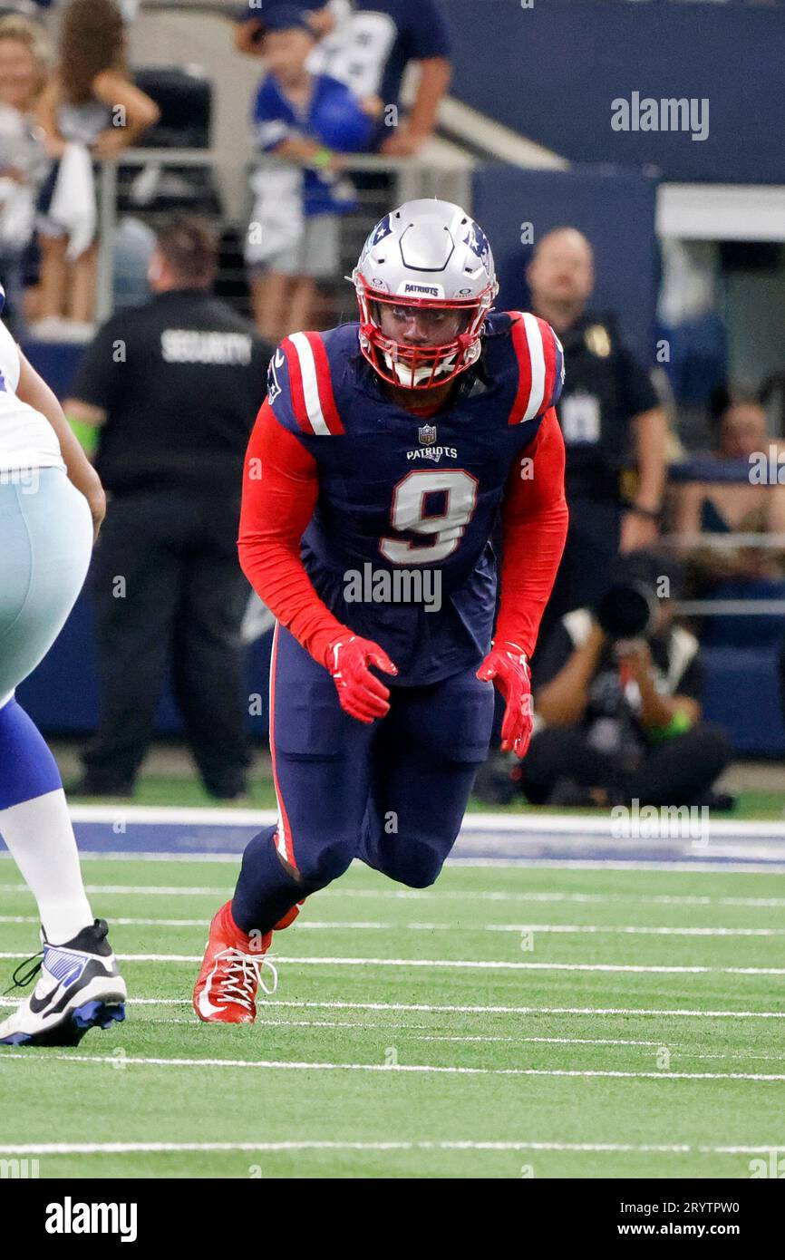 New England Patriots linebacker Matthew Judon (9) rushes the passer ...