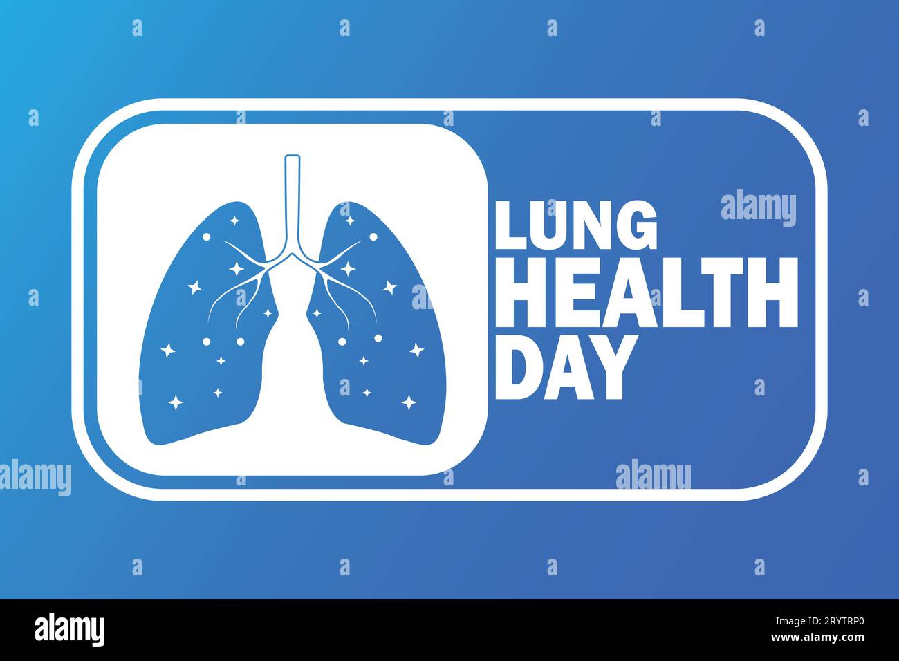 Lung Health Day. Health concept. Template for background, banner, card ...