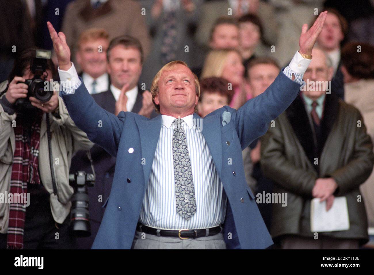File photo dated 5-02-1994 of New Manchester City Chairman Francis Lee ...