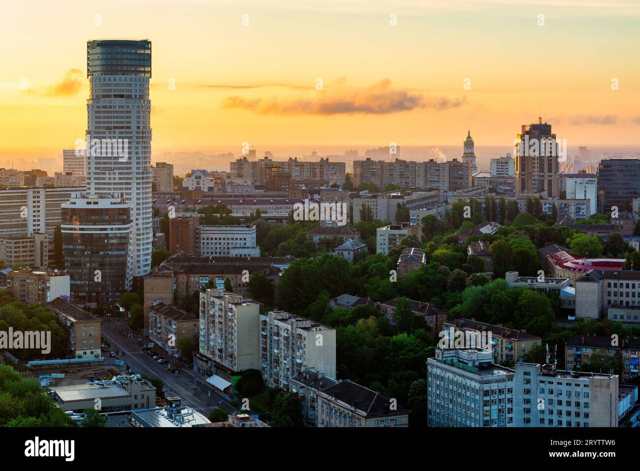 Panoramic skyline view kyiv hi-res stock photography and images - Alamy