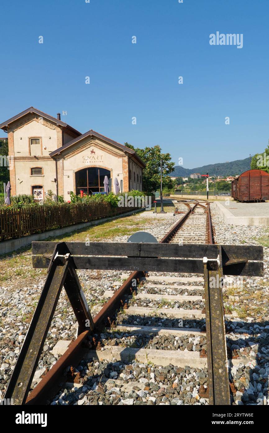 Railroad remnants from the industrious past of the 19th century in ...