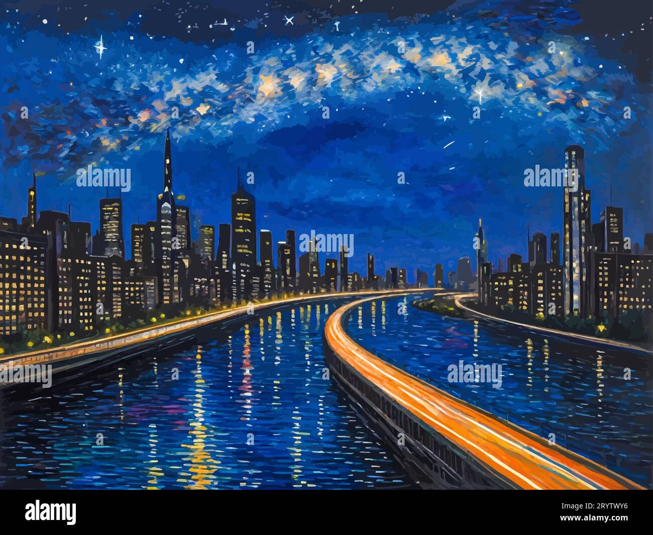 High-resolution of painting entitled The Beauty of Nature. The artwork ...