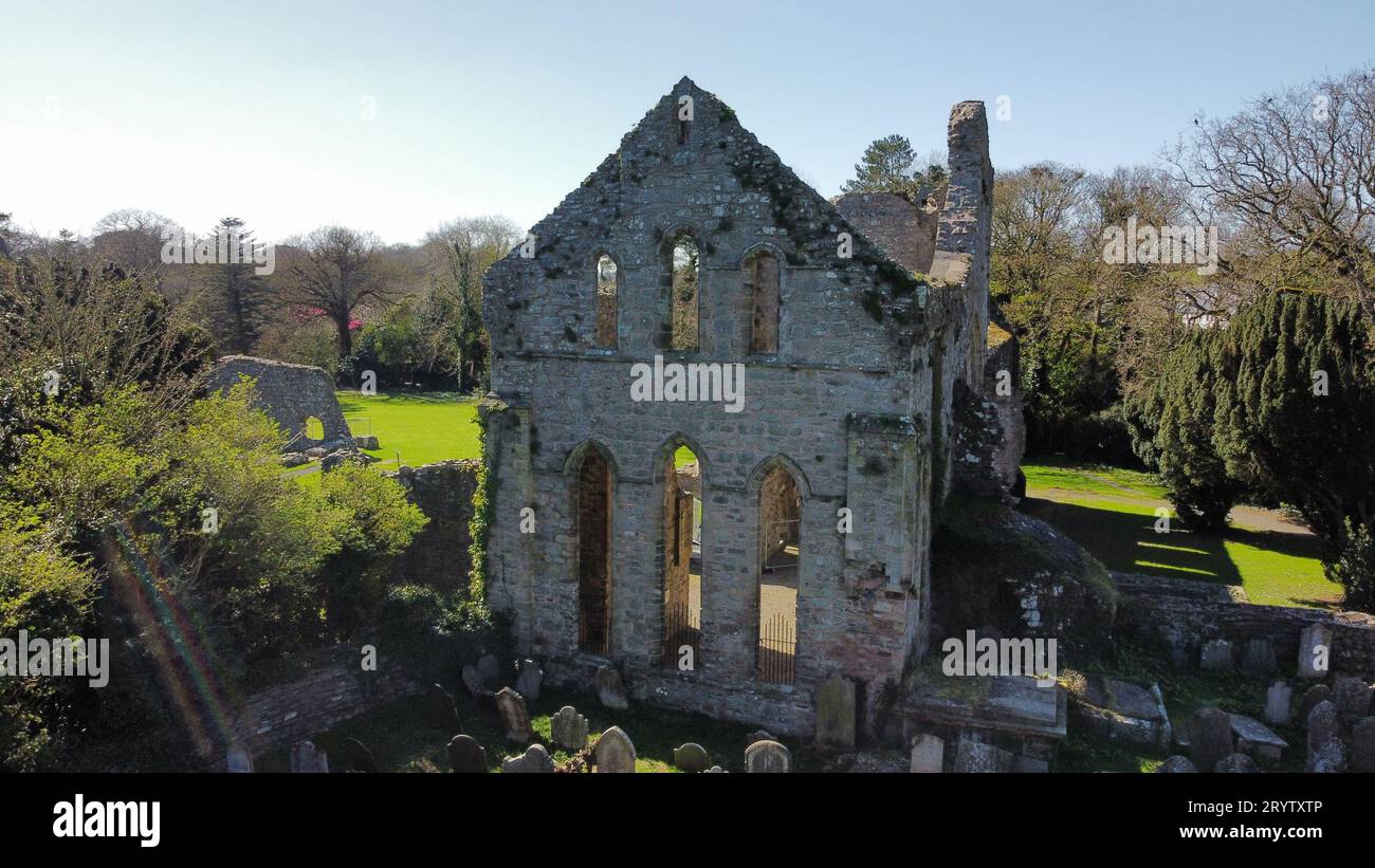 Greyabbey graveyard hi-res stock photography and images - Alamy