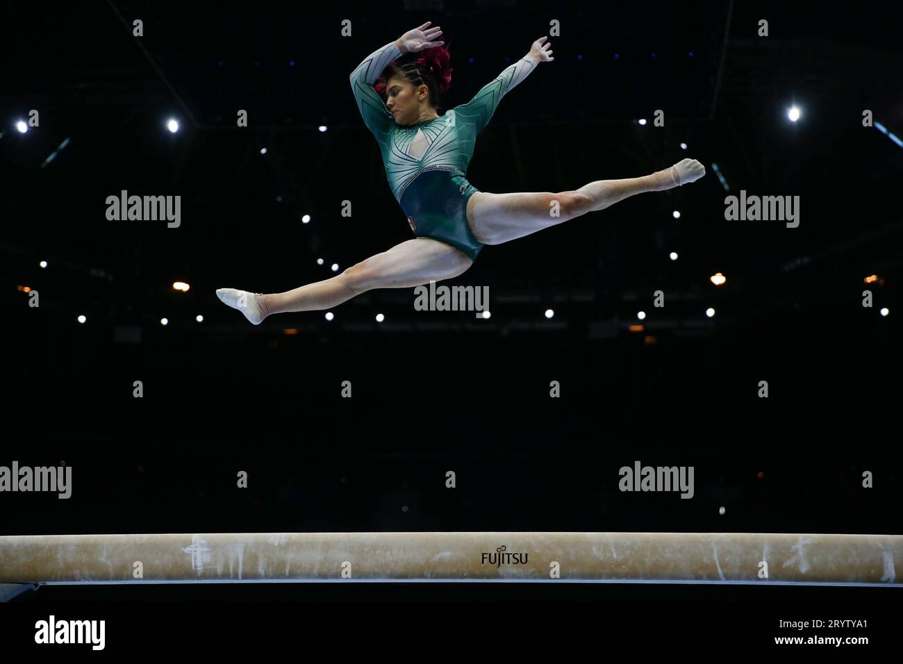 Antwerp, Belgium. 2nd Oct, 2023. Alexa Moreno of Mexico competes on the ...