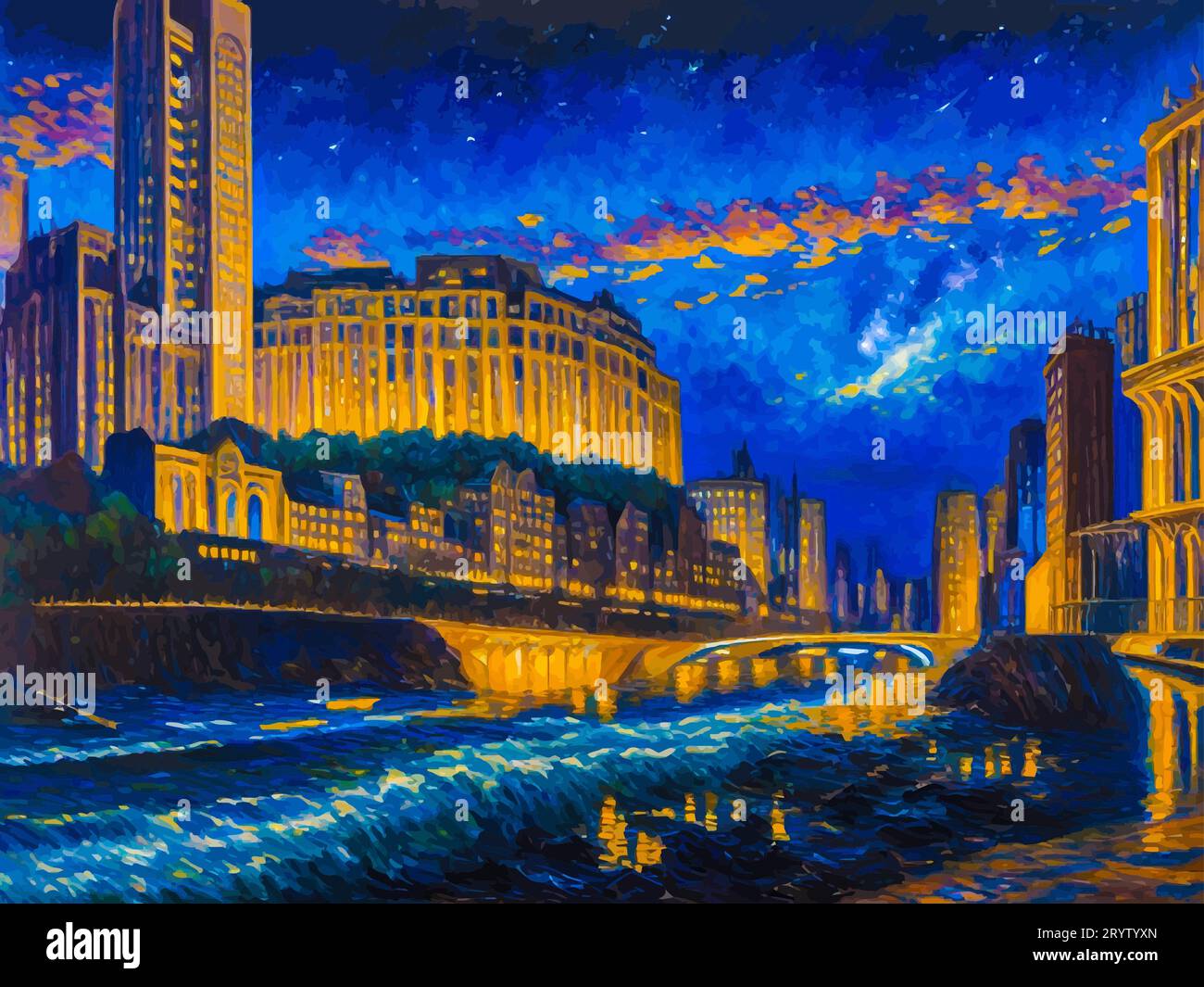 High-resolution of painting entitled The Beauty of Nature. The artwork ...