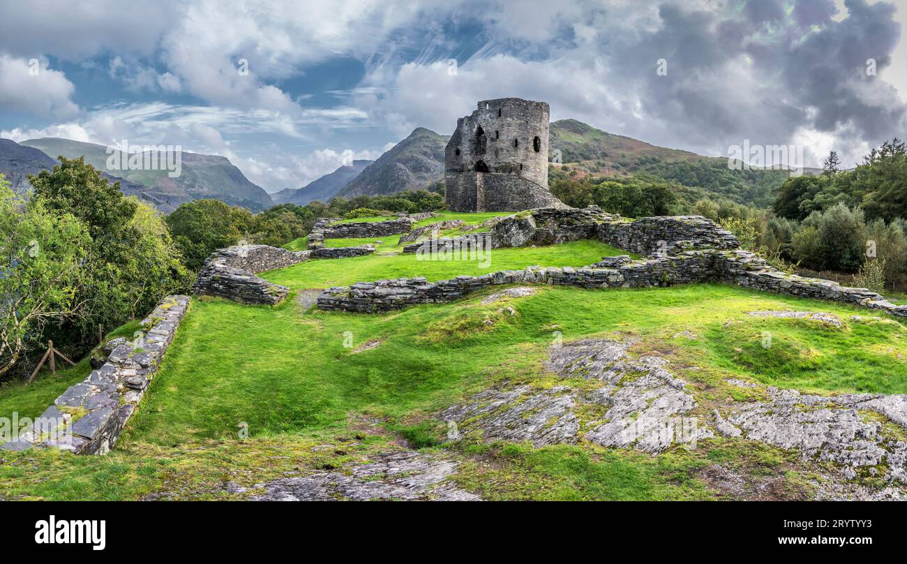 This is the 13th century fortress of Dolpadarn Castle built by Llewelyn ...