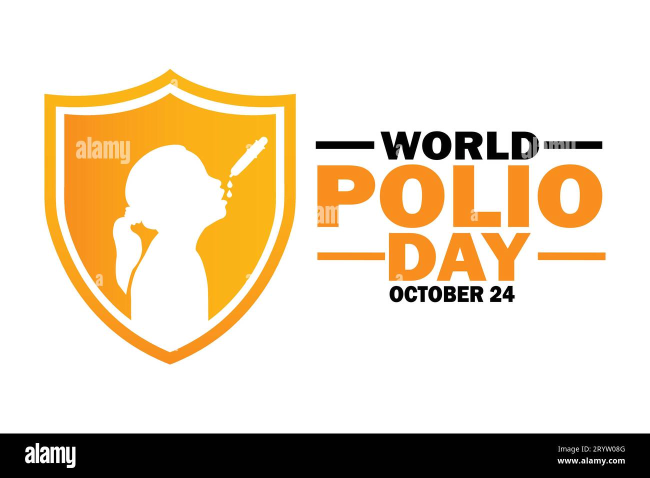 World Polio Day vector illustration. October 24. Holiday concept ...