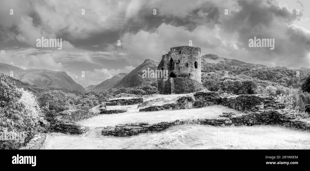 This is the 13th century fortress of Dolpadarn Castle built by Llewelyn ...