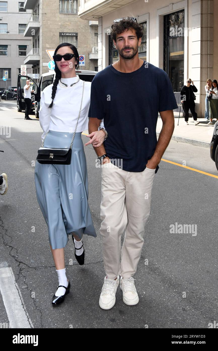 Celebrity Sightings Milan Fashion Week - MILAN, ITALY: Maria Carla ...