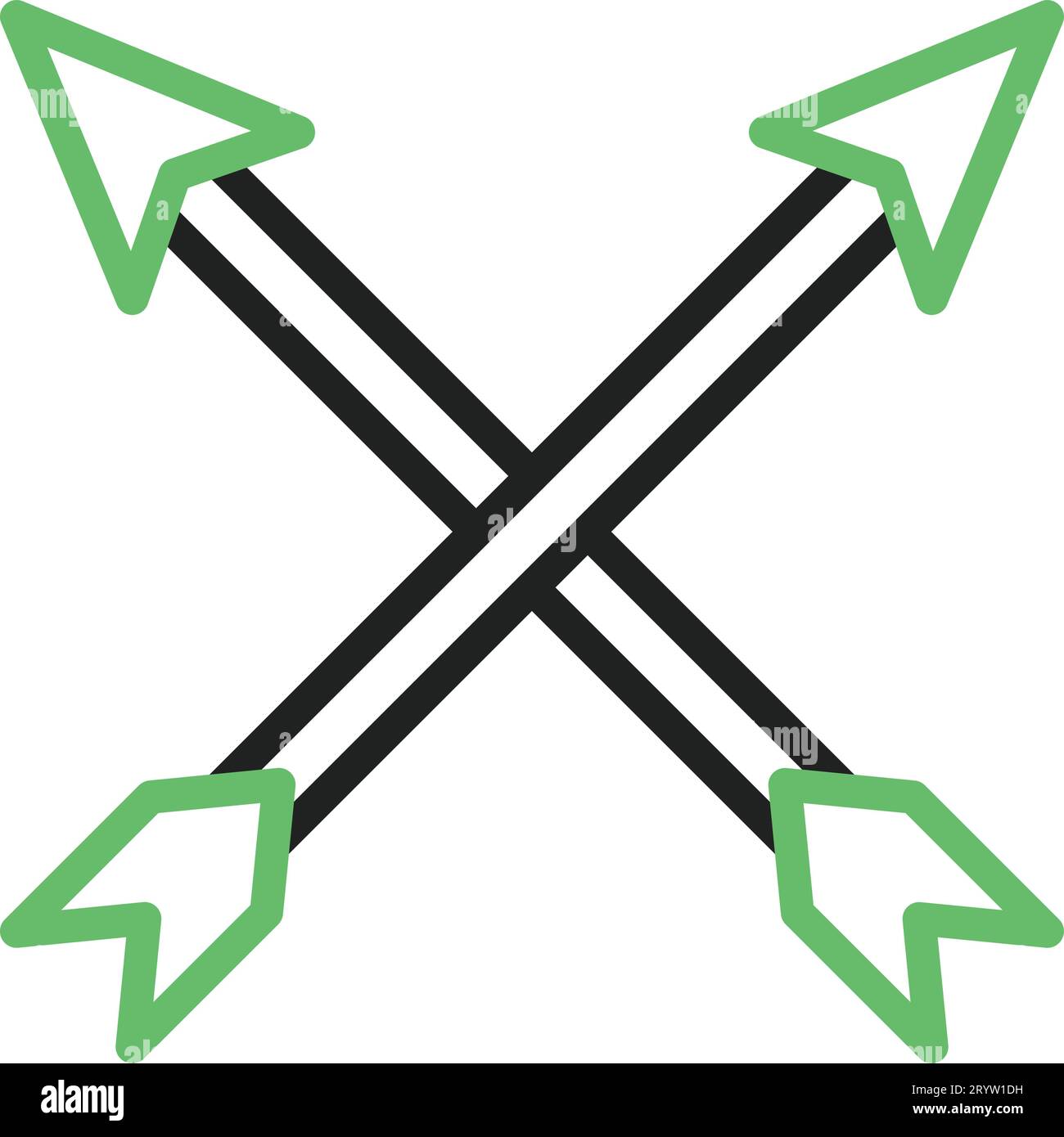 Arrows crossbow Stock Vector Images - Alamy
