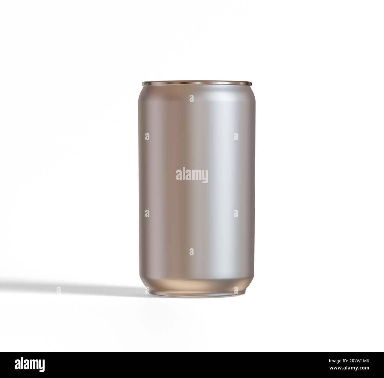 Soda can white color or solid color and realistic texture rendering 3D ...