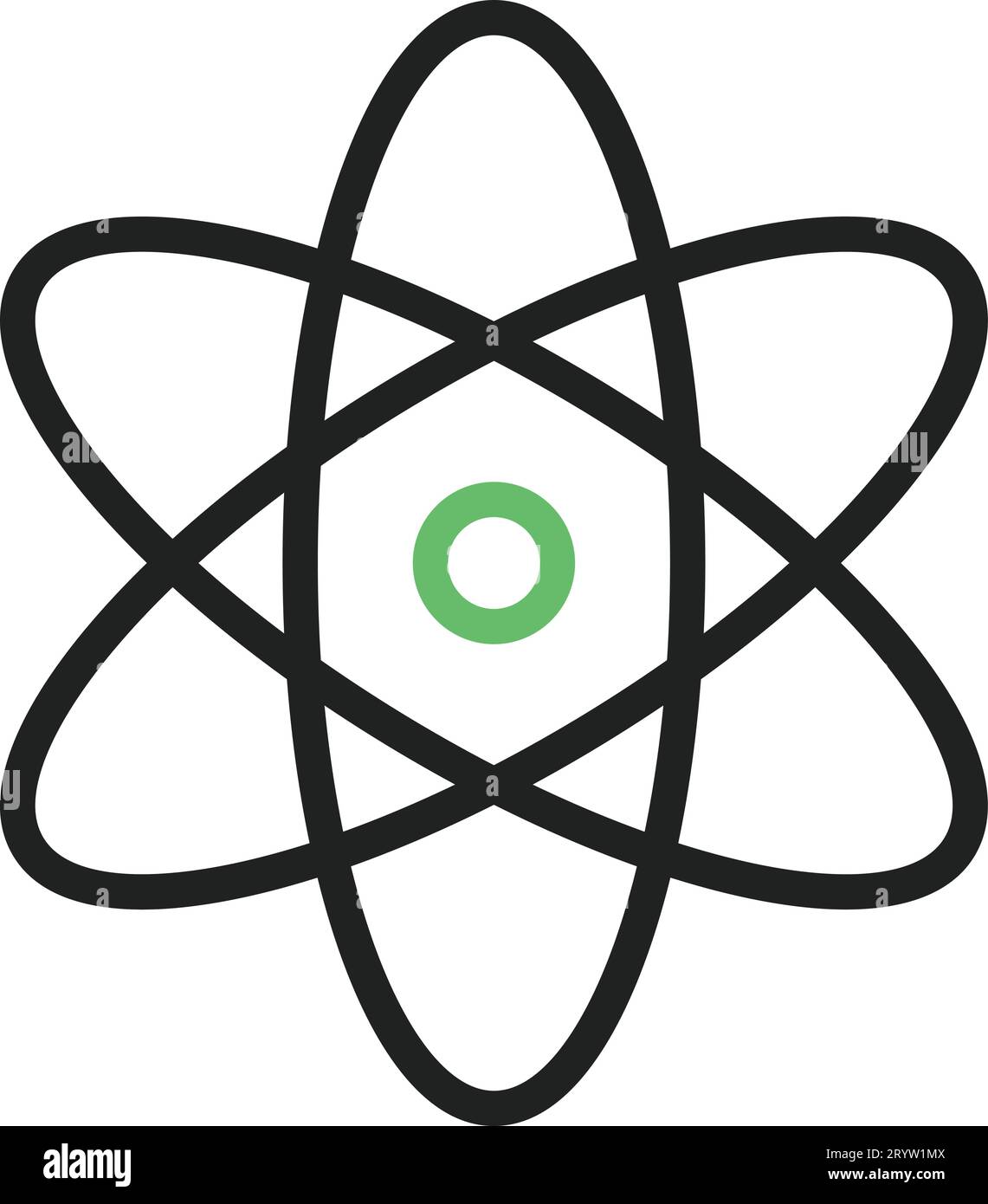 Atom icon vector image Stock Vector Image & Art - Alamy