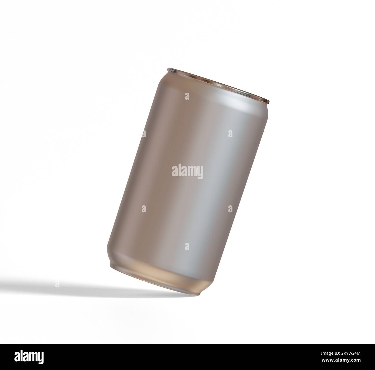 Soda can white color or solid color and realistic texture rendering 3D ...