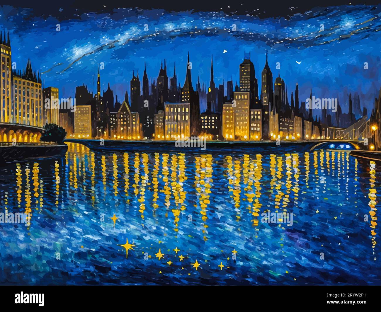 High-resolution of painting entitled The Beauty of Nature. The artwork ...