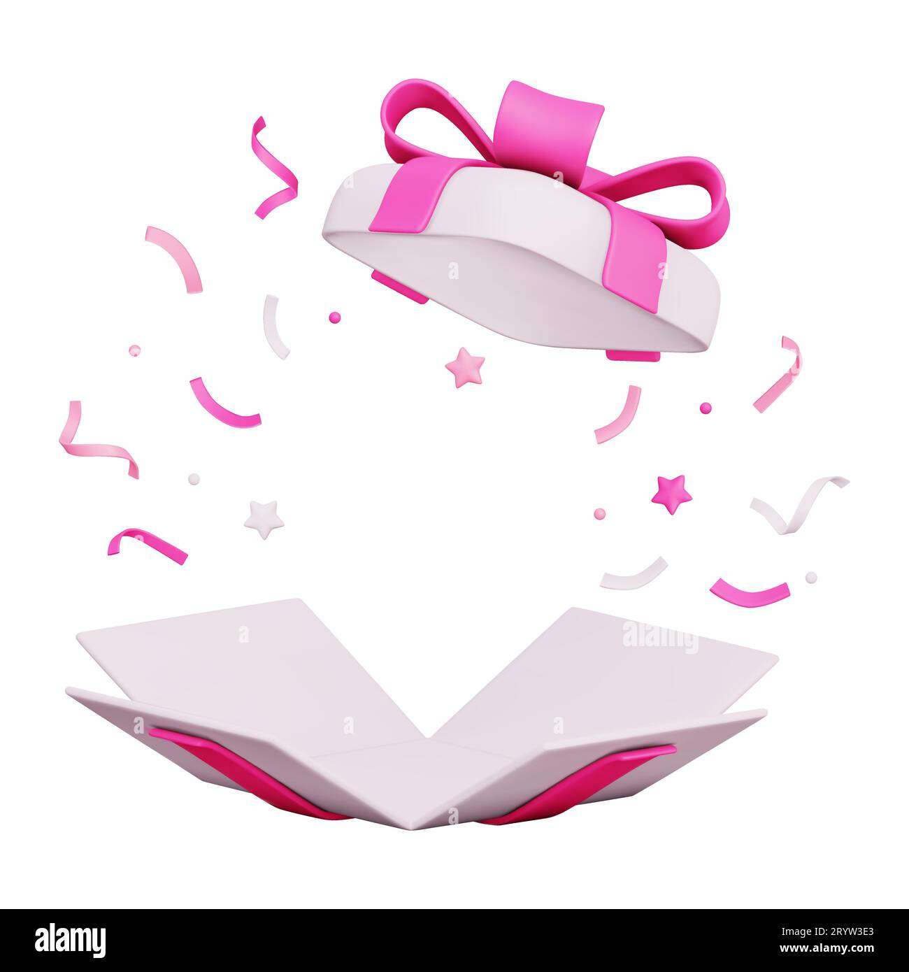 3d rendering open empty Stock Vector Images - Alamy